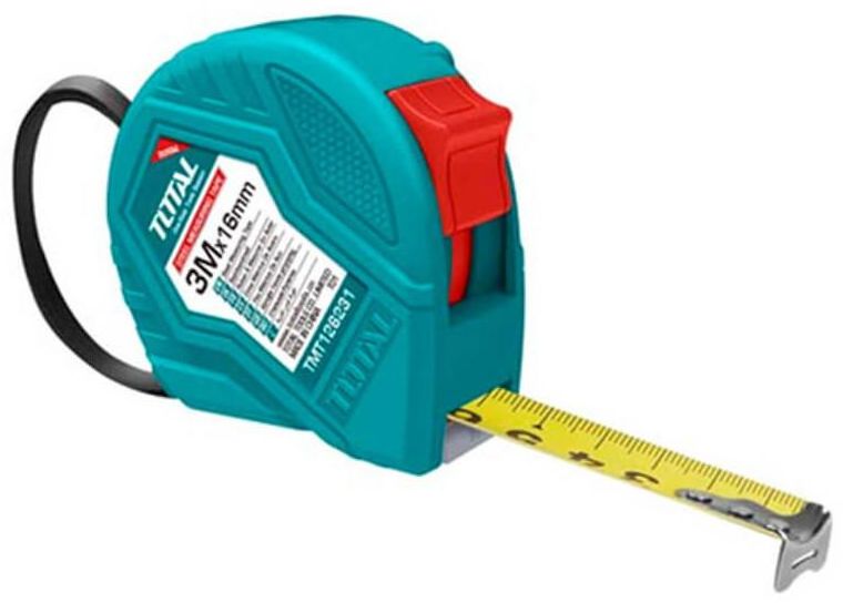 TOTAL Steel Measuring Tape 3m 10′ – Tools Paradise Ltd