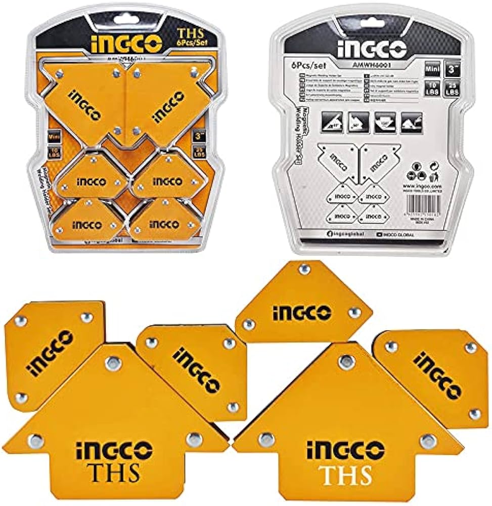 INGCO Magnetic Welding Holder Set 6Pcs – Tools Paradise Ltd
